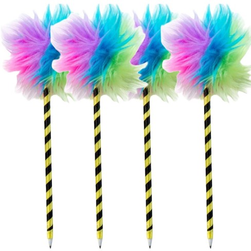 Truffula Tree Pens (4- Pack) - Inspired By Children's Book, Black Ink ...