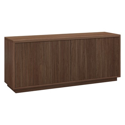 Hudson and Canal Beaumont Rectangular Fluted TV Stand for TV's up to 65 ...