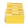 Myofficeinnovations Colored Top-tab File Folders 3 Tab Yellow Letter ...