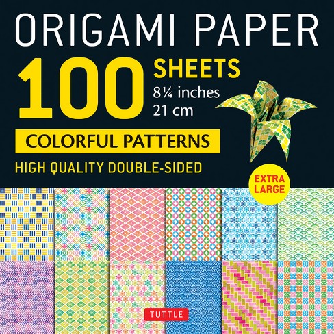 Origami Paper 100 Sheets Colorful Patterns 8 1/4 (21 Cm) - By Tuttle ...