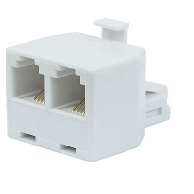 Monoprice Rj45 8p8c 1x Female To 2x Female T-adapter : Target