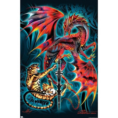 Trends International Ruth Thompson - Dragonblade Seablade Unframed Wall ...