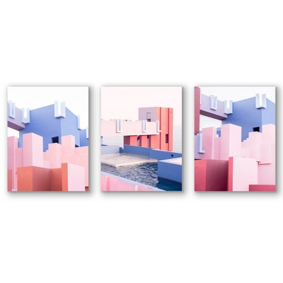 Americanflat 8x10 Abstract Canvas - La Muralla Roja By Sisi And Seb ...