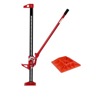 48-Inch Farm Jack with Wide Base, Hi-Lift Ratcheting Utility Tool for ...