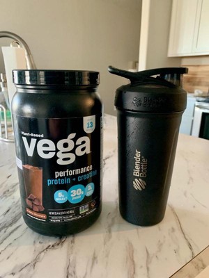 Vega Performance Protein + Creatine Plant Based Vegan Powder ...