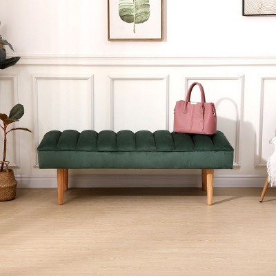 Lyndale Upholstered Modern Accent Bench Seafoam - Madison Park ...