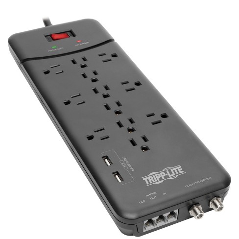 Tripp Lite Protect It!® 4,320-joules Surge Protector For Telephone ...