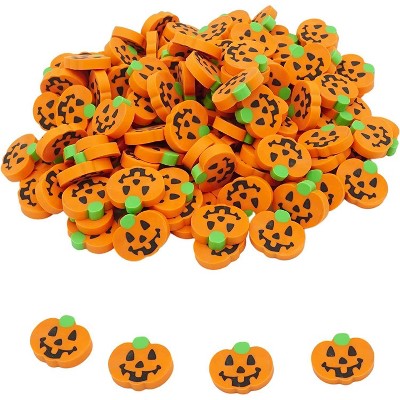 4E's Novelty Halloween Mini Pumpkin Erasers Bulk 144 pcs - Mini Erasers ...