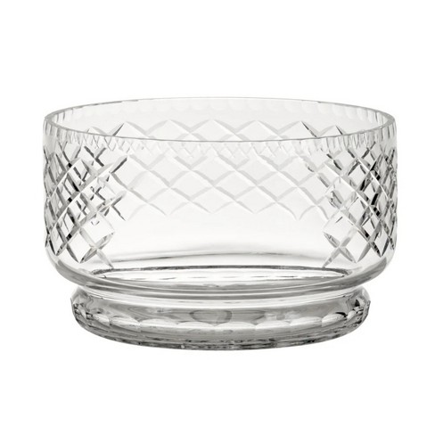 Slickblue Crystal Round Bowl With Medallion Ii Pattern, 4.5" X 7.5 ...
