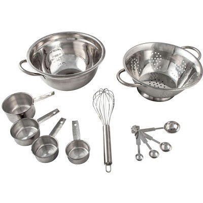 Lexi Home 11-piece Stainless Steel Mixing Bowls Set : Target
