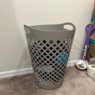 2.2bu Flexible Laundry Hamper Gray - Brightroom™ : Target
