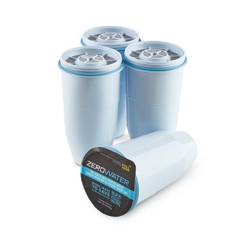 Zerowater Replacement Filters 4pk: Electronic Filter-life Indicator ...