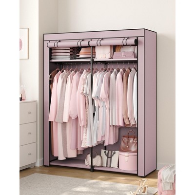 Songmics Closet Wardrobe, Portable Closet, Clothes Rail With Non-woven ...