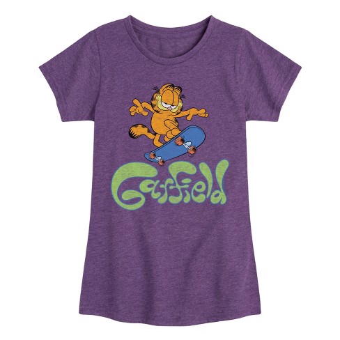 Garfield Garfield Skater Logo Fitted Short Sleeve Graphic T-shirt ...
