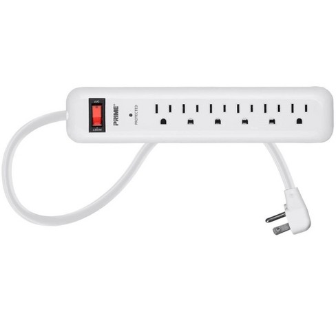 Monoprice Power & Surge - 6 Outlet Surge Protector Power Strip With Low ...