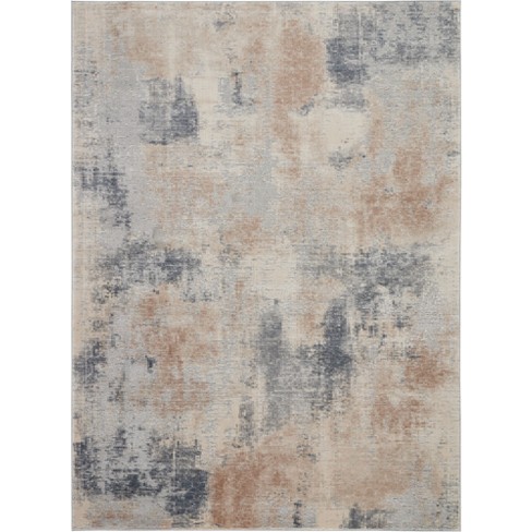 Nourison Rustic Textures Contemporary Abstract Indoor Area Rug Beige ...