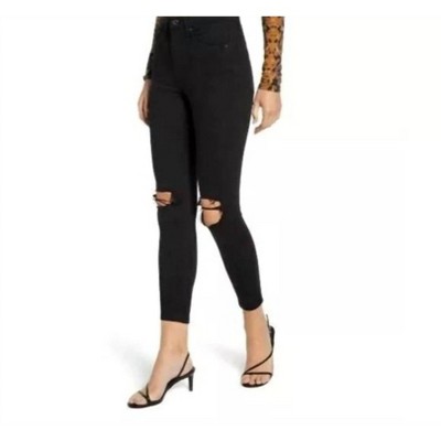 Women's High Rise Jamie Stretch Denim Ripped Skinny Jeans - Topshop ...