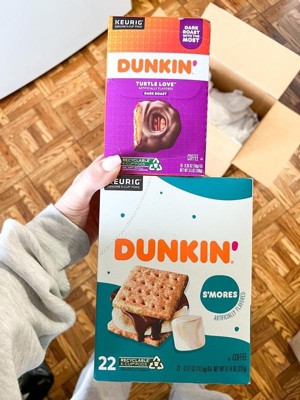 Dunkin’ Turtle Love Dark Roast Coffee - Keurig K-Cup Pods - 22ct : Target