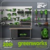 Greenworks POWERALL 24V 12" Cordless String Trimmer/Edger and Leaf ...