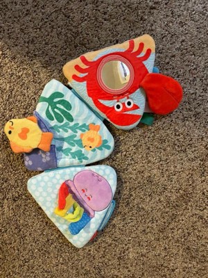 Melissa & Doug Tummy Time Triangle Baby Learning Toy - Ocean : Target