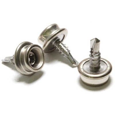 Bolt Dropper Boat Canvas Snaps 3/8" Inch Diameter, 8 X 1/2" Stainless ...