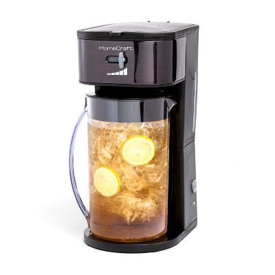 Homecraft 3-quart Black Stainless Cafe Iced Coffee And Tea Brewing ...