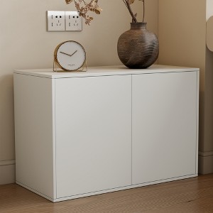 Luck Live 31.49in 2-door storage cabinet, modern standalone cabinet ...