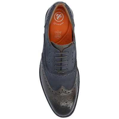 Thomas & Vine Covington Brogue Oxford, Navy 11 : Target