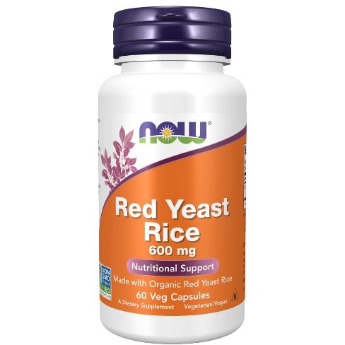 Now Foods Red Yeast Rice Extract 600mg 60 Vegcap : Target