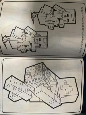 Crayola 96pg Minecraft Coloring Book With Sticker Sheet : Target