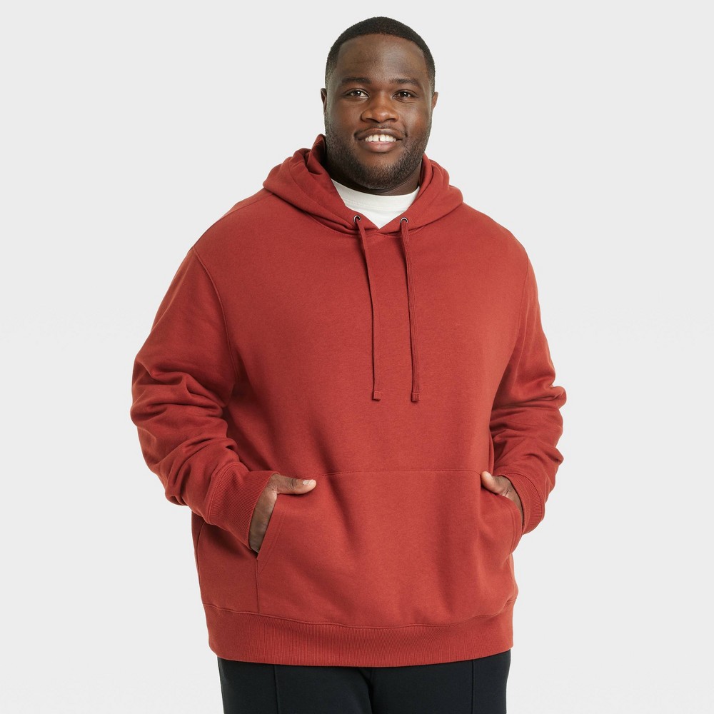 Men's Big & Tall Regular Fit Hooded Sweatshirt - Goodfellow & Co™ Dark ...