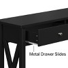 Console Table With Two Drawers – 2-tier Entryway Table With Storage ...