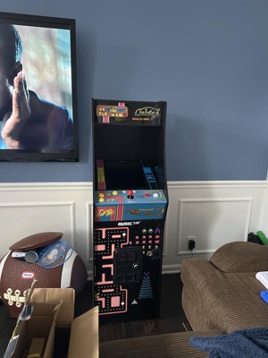 Arcade1up Galaga Deluxe Arcade Machine, Built For Your Home, 5 Foot ...