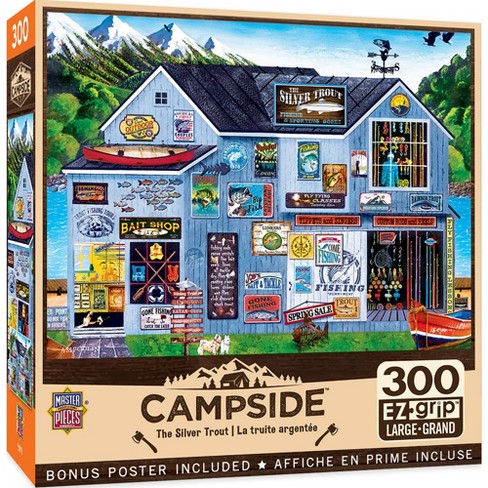 Masterpieces 300 Piece Ez Grip Jigsaw Puzzle - The Silver Trout - 18 ...