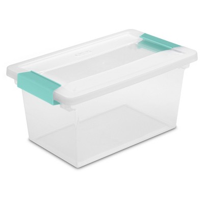 Sterilite Stack And Carry 2 Layer Handle Box, Stackable Plastic Small ...