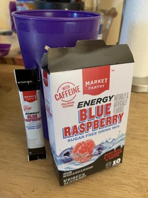 Blue Raspberry Sugar-free Drink Mix - 10ct - Market Pantry™ : Target