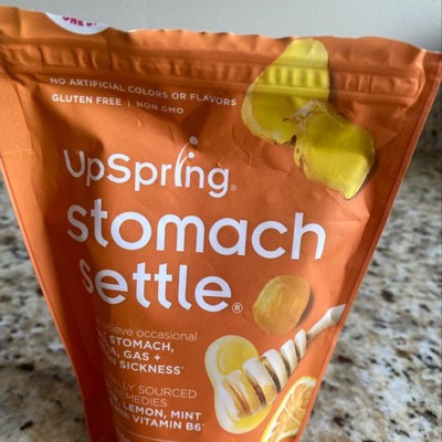Upspring Stomach Settle Nausea Relief Drops - Lemon Ginger Honey - 28 ...