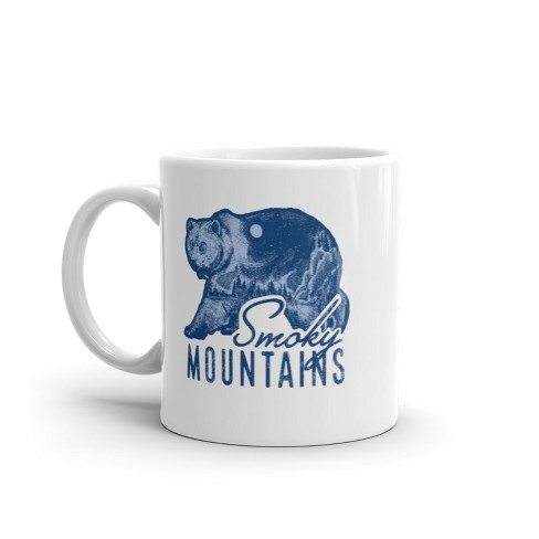 Crazy Dog T-shirts Smoky Mountains Mug Cool Retro Appalachian Nature ...