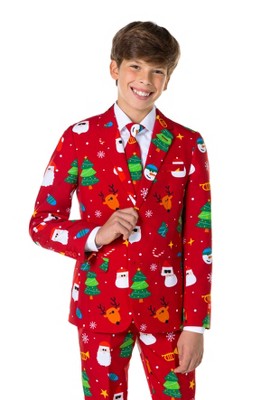 Opposuits Teen Boys Suit - The Lumberjack - Red - Size: 14 : Target