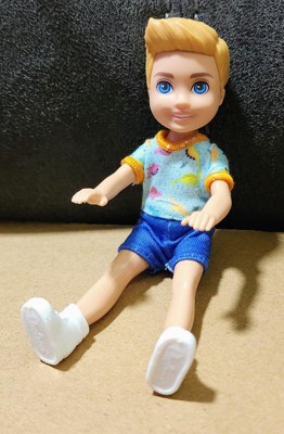 Barbie 6.3" Chelsea Small Boy Doll Blond Hair/blue Eyes Wearing ...