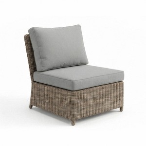 Martha Stewart Lily Pond Indoor-Outdoor Modular Patio Sectional Sofa ...