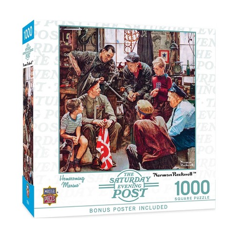 Masterpieces The Saturday Evening Post: Homecoming Marine Jigsaw Puzzle ...