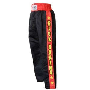 Amber Fight Gear Nylon/satin Kickboxing Pants Featuring 3" Boxing Style ...