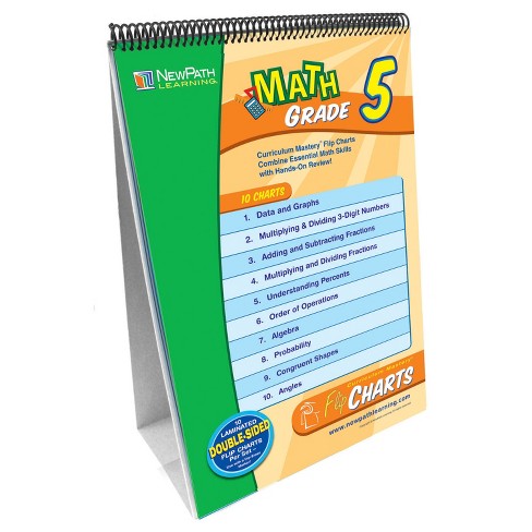 Newpath Learning Math Skills Curriculum Mastery® Flip Chart, Grade 5 ...