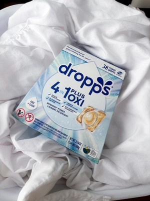 Dropps Laundry 4-in-1 Plus Oxi Power Biobased Detergent Pods - Free ...