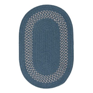 Colonial Mills Grano - Blue 6x9 Oval Rug Indoor 75% Polypropylene/25% ...