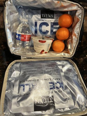 Arctic Zone Fridge Cold Eva Molded Lunch Box - Black/silver : Target