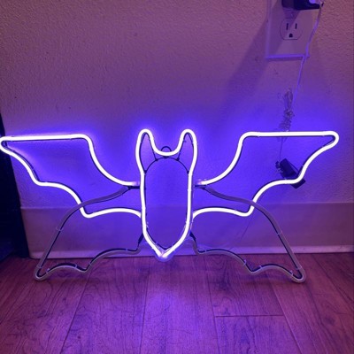 Target Hyde and EEK Neon Bat LED Flapping Wings Motion Light Decor ...