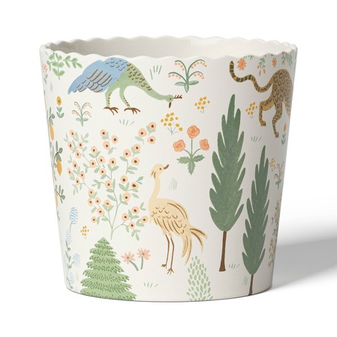 Rifle Paper Co. X Target Indoor Planter Menagerie: Ceramic Planter Pot ...