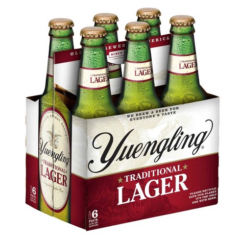 Yuengling Traditional Lager Beer - 6pk/12 Fl Oz Bottles : Target